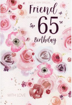 65th Friend Birthday CardGreeting World - Everyday Cards | Religious ...